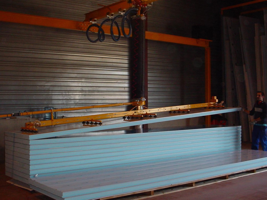 Manutention de panneaux bois, métal, cartons, sacs et futs - MANUPAC