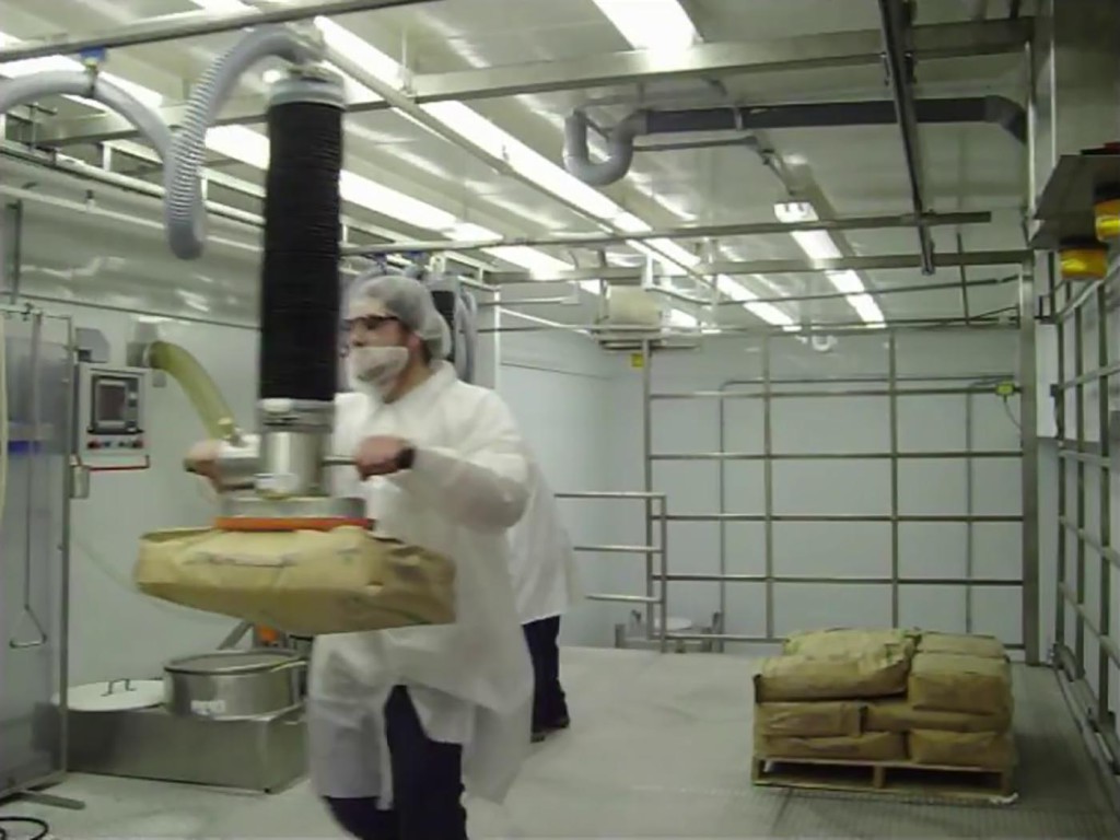 Manutention de sacs lever des sacs, palettisateur de sacs - MANUPAC